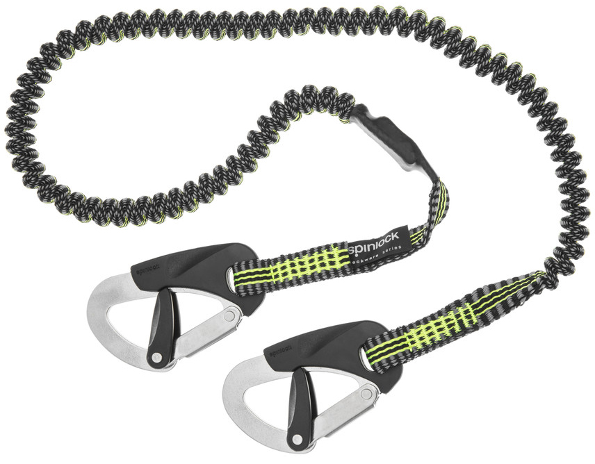 Sikkerhetsline, elastisk krok+krok, Spinlock Deckware - Seilspesialisten.no